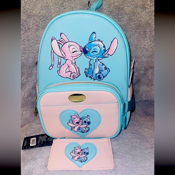 Disney | Bags | Disney Stitch And Angel Backpack With Removable Fanny ...